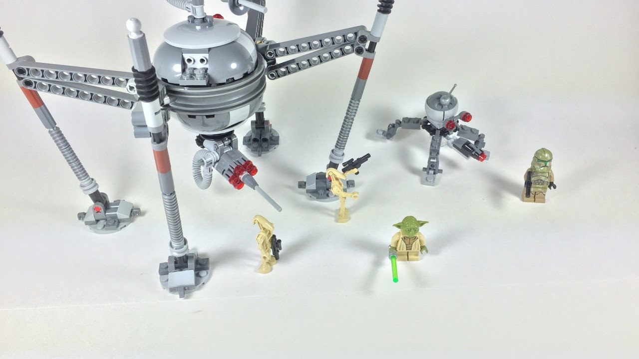 Lego Star Wars Homing Spider Droid Review 75142 - YouTube
