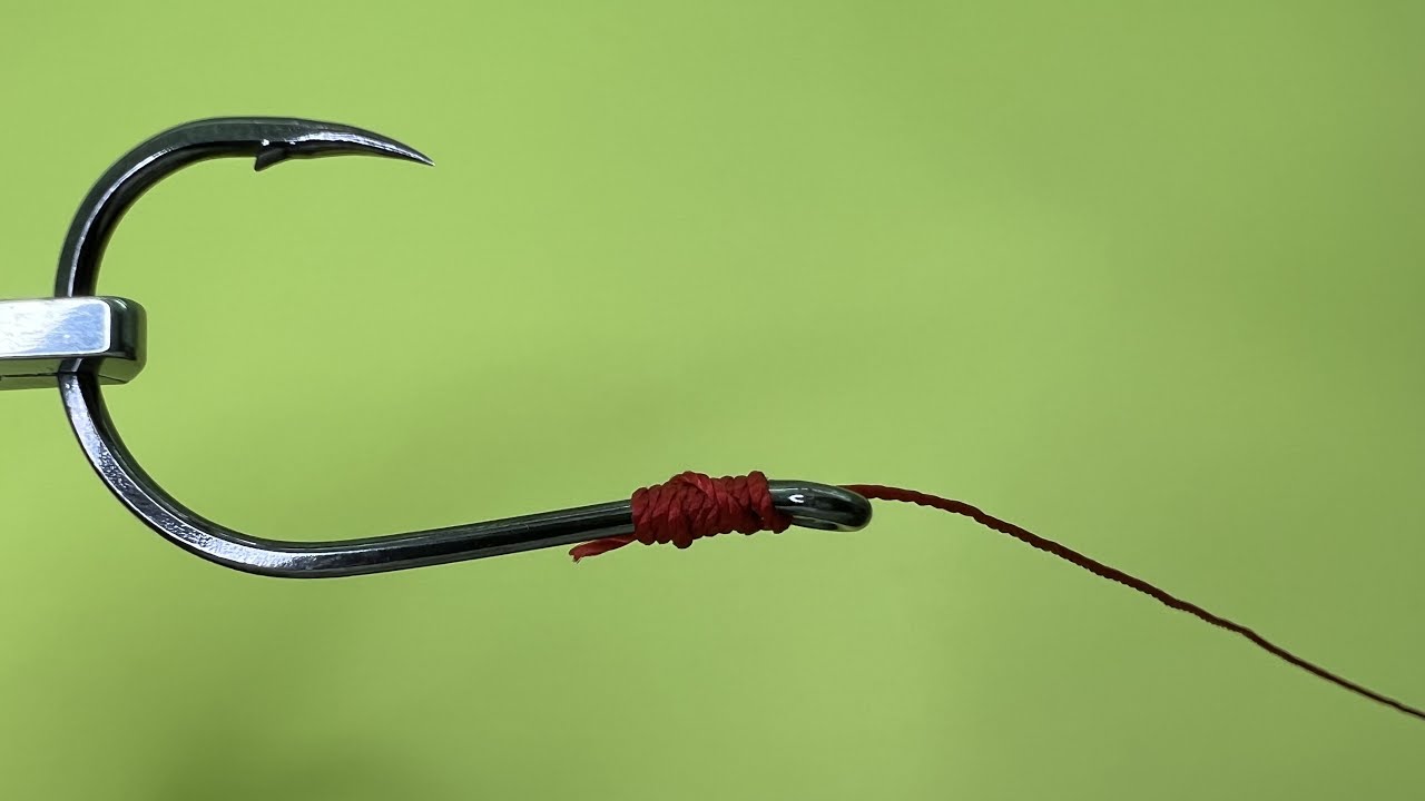 A great way to tie a knot for carp fishing. - YouTube