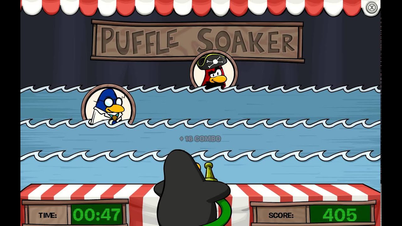 Club Penguin's Fair - Puffle Soaker - YouTube