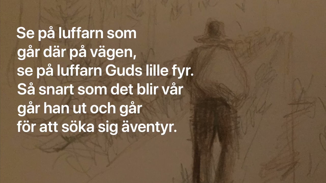 Luffarvisan (med text) | från Rasmus på luffen - YouTube