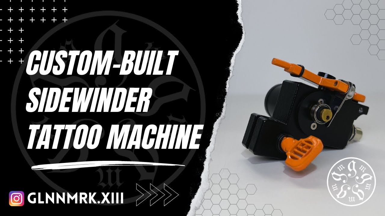 Custom-built Sidewinder Tattoo Machine - YouTube
