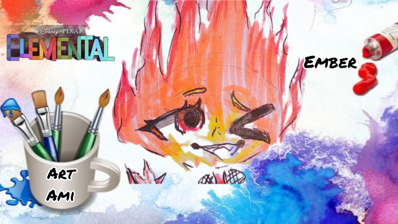 Ember Lumen drawing. Elemental - YouTube