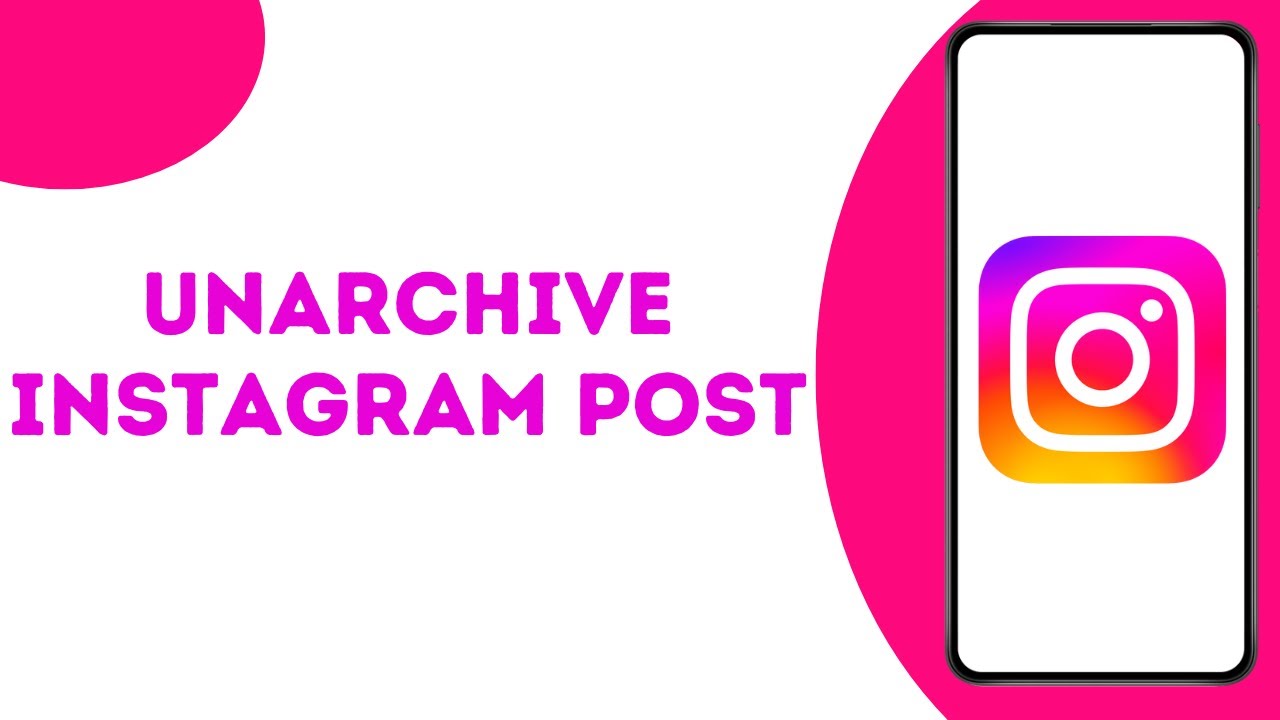 How to Unarchive a Post on Instagram ? - YouTube