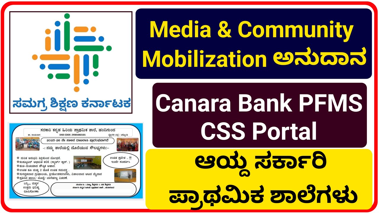 Canara Bank CSS CHECKER MAKER SNA PORTAL MEDIA &COMMUNITY MOBILIZATION ...