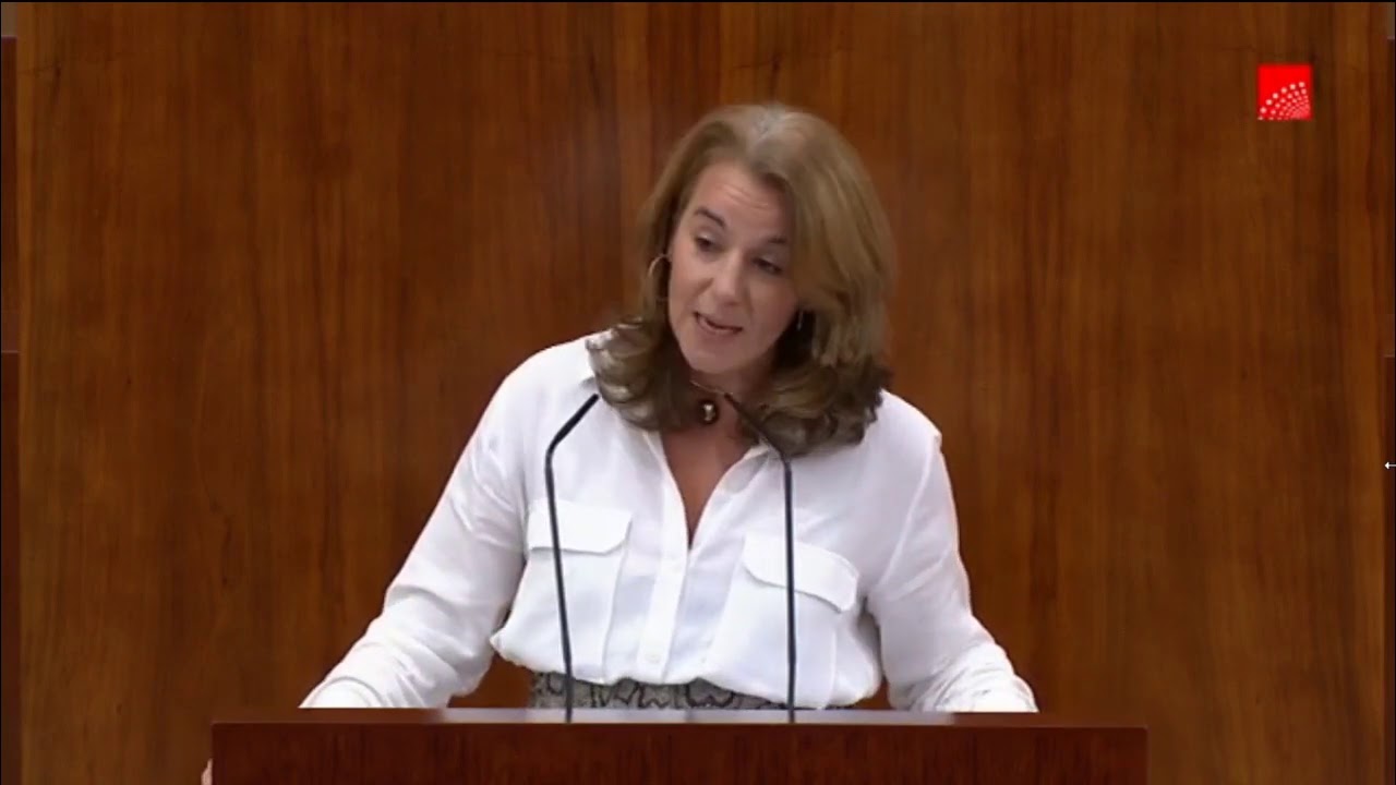 Intervención de Ana cuartero, Pleno de la Asamblea de Madrid del 01 de ...