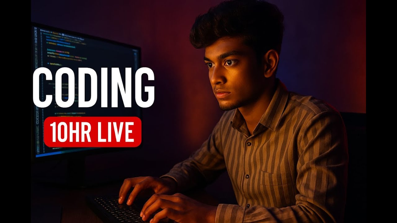 🔥 Mission = Java | 10HR Code பண்ணலாமா? 💻 | Calm & Powerful Live Coding - YouTube