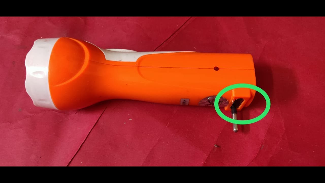 How to Repair LED toch Light charger jack - YouTube