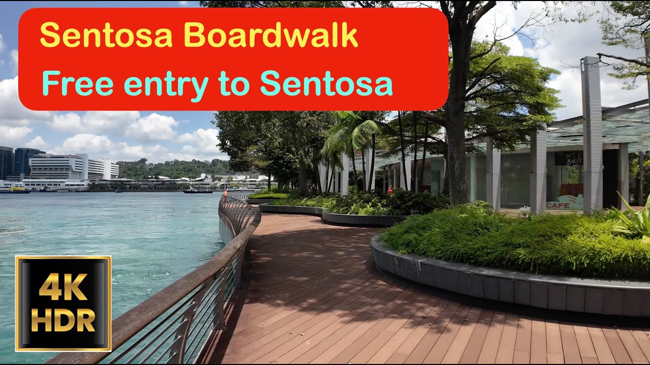 Sentosa Boardwalk: Your Tranquil Gateway to Island Adventure - YouTube