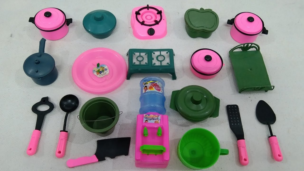 Unboxing Mini Cooking Set ||Mini Kitchen Cooking||Mini Kitchen Cartoon ...
