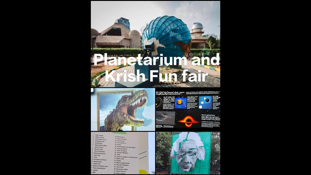 Exploring Jawaharlal Nehru Planetarium and Krish Fun Fair in Bangalore - YouTube