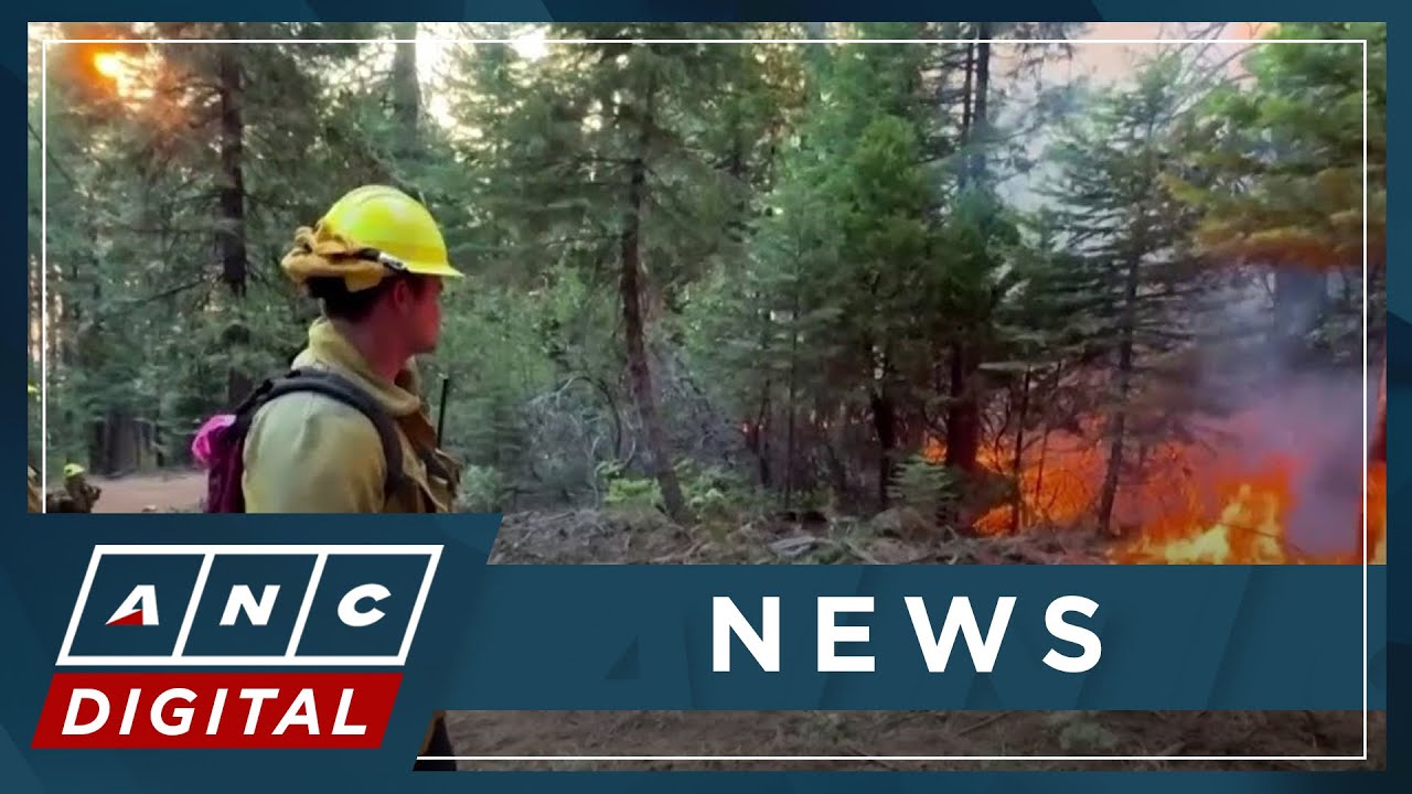 Thousands of firefighters battle California ‘Park Fire’ | ANC - YouTube