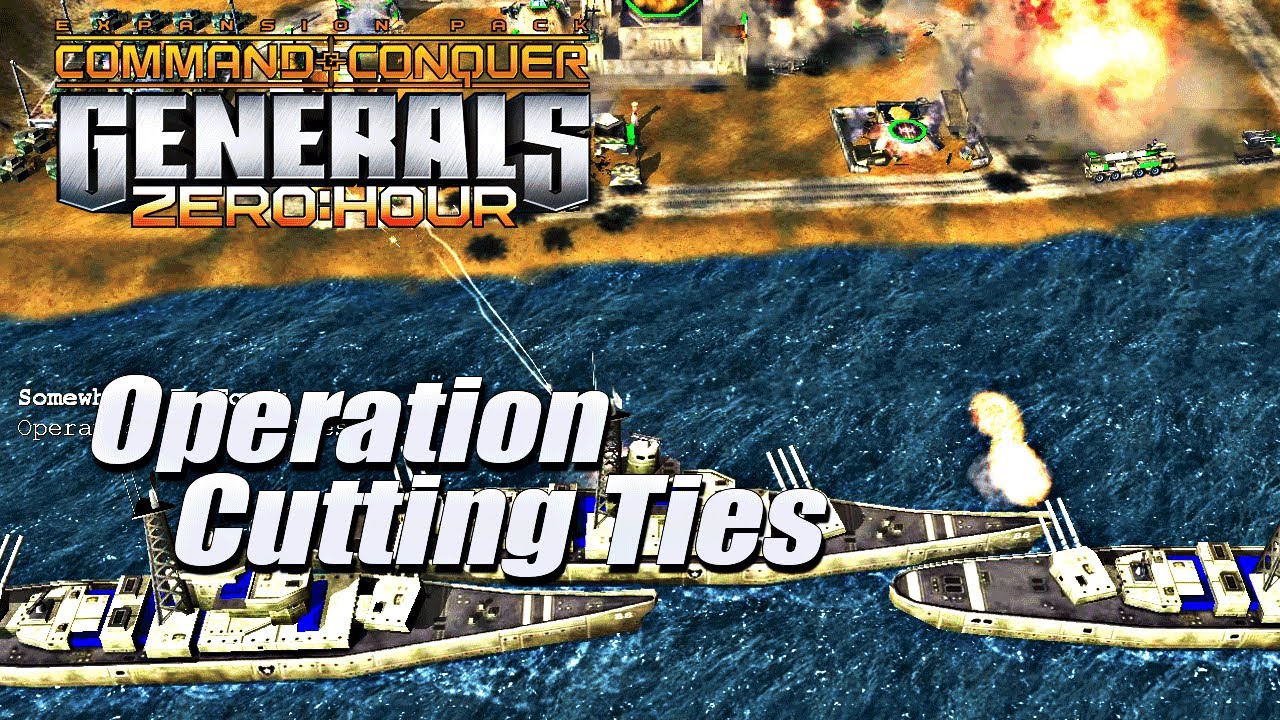 Command & Conquer Generals Zero Hour Custom Mission - Operation Cutting ...