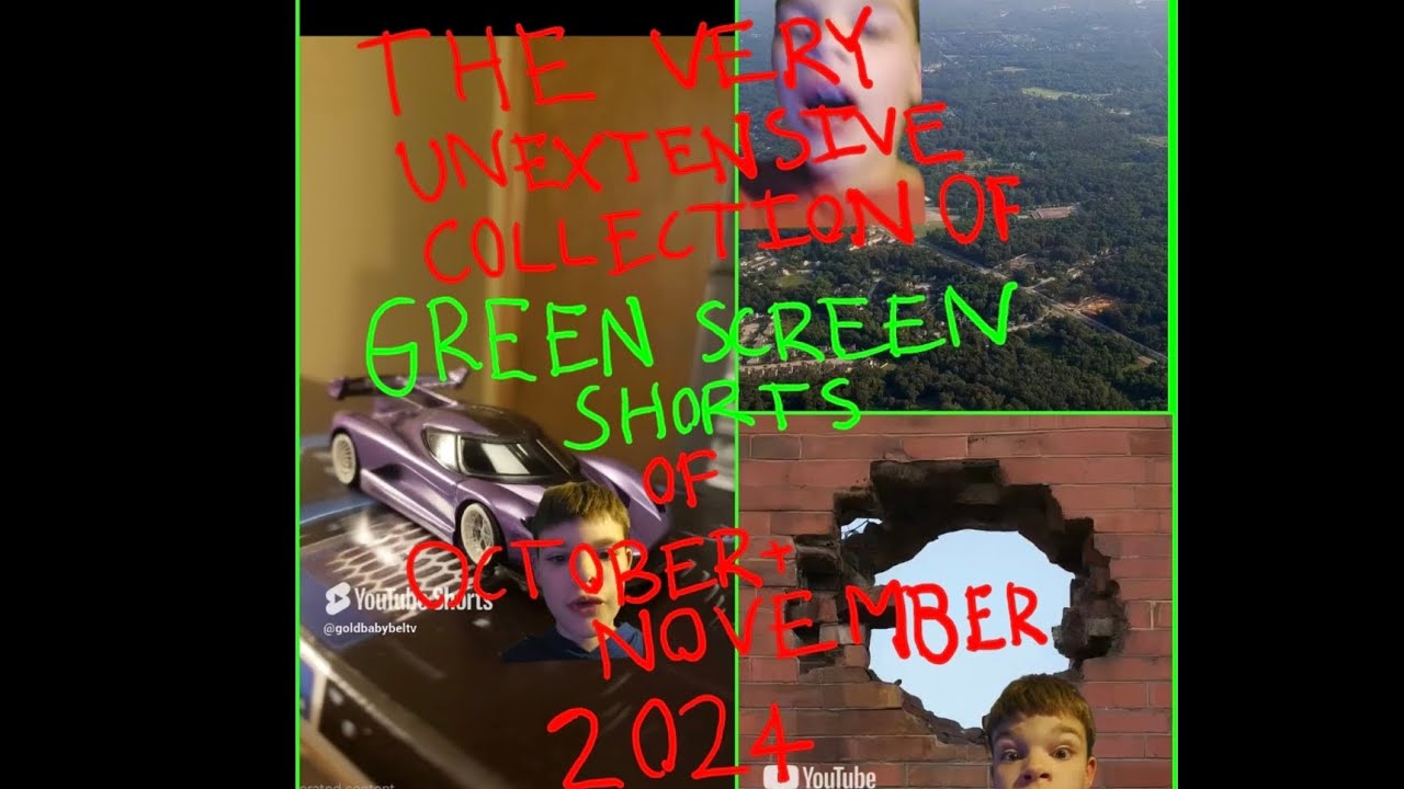 Green Screen Shorts of October and November 2024 - YouTube