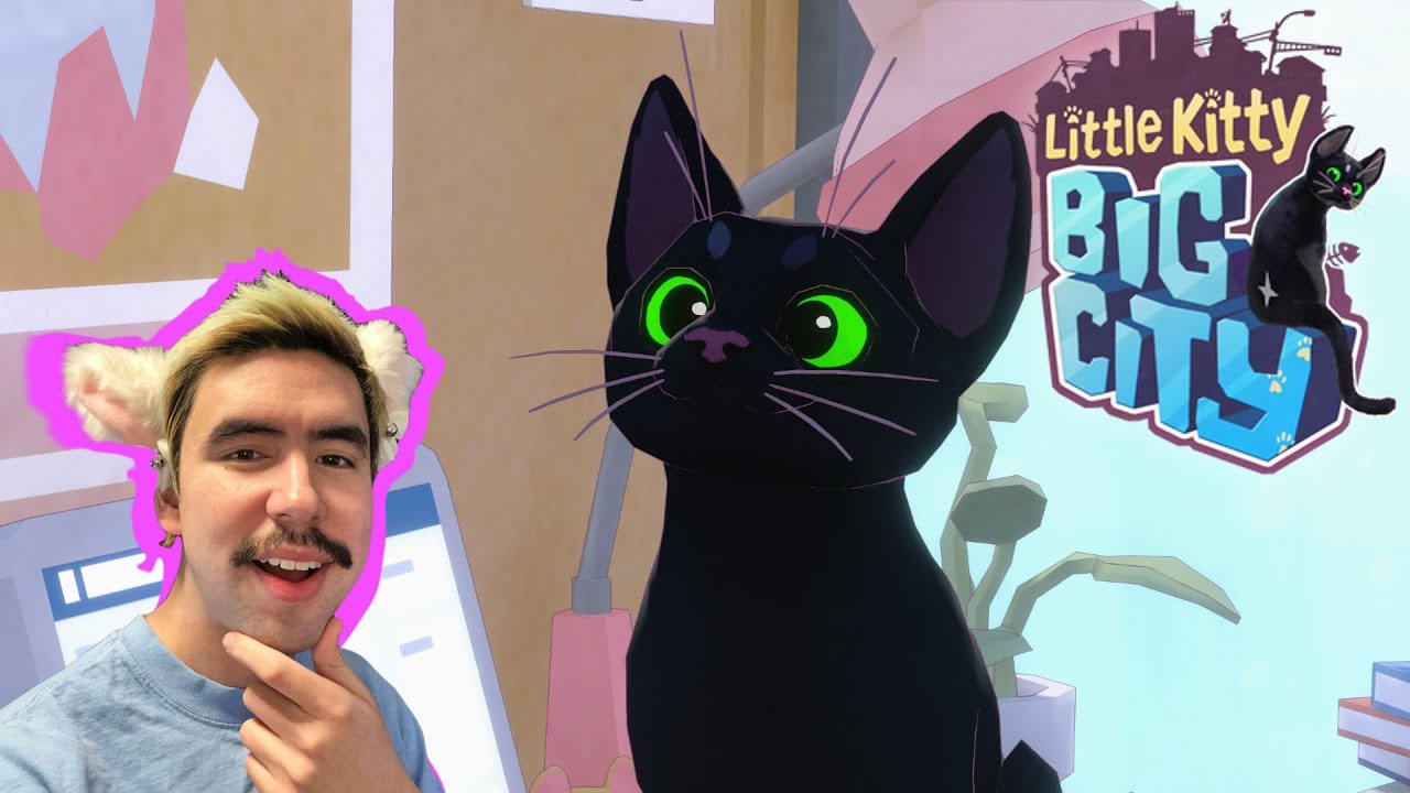 E-kitten plays Little Kitty Big City! - YouTube