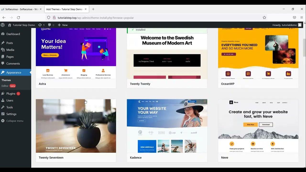 How to Register a Domain name and Install WordPress - YouTube
