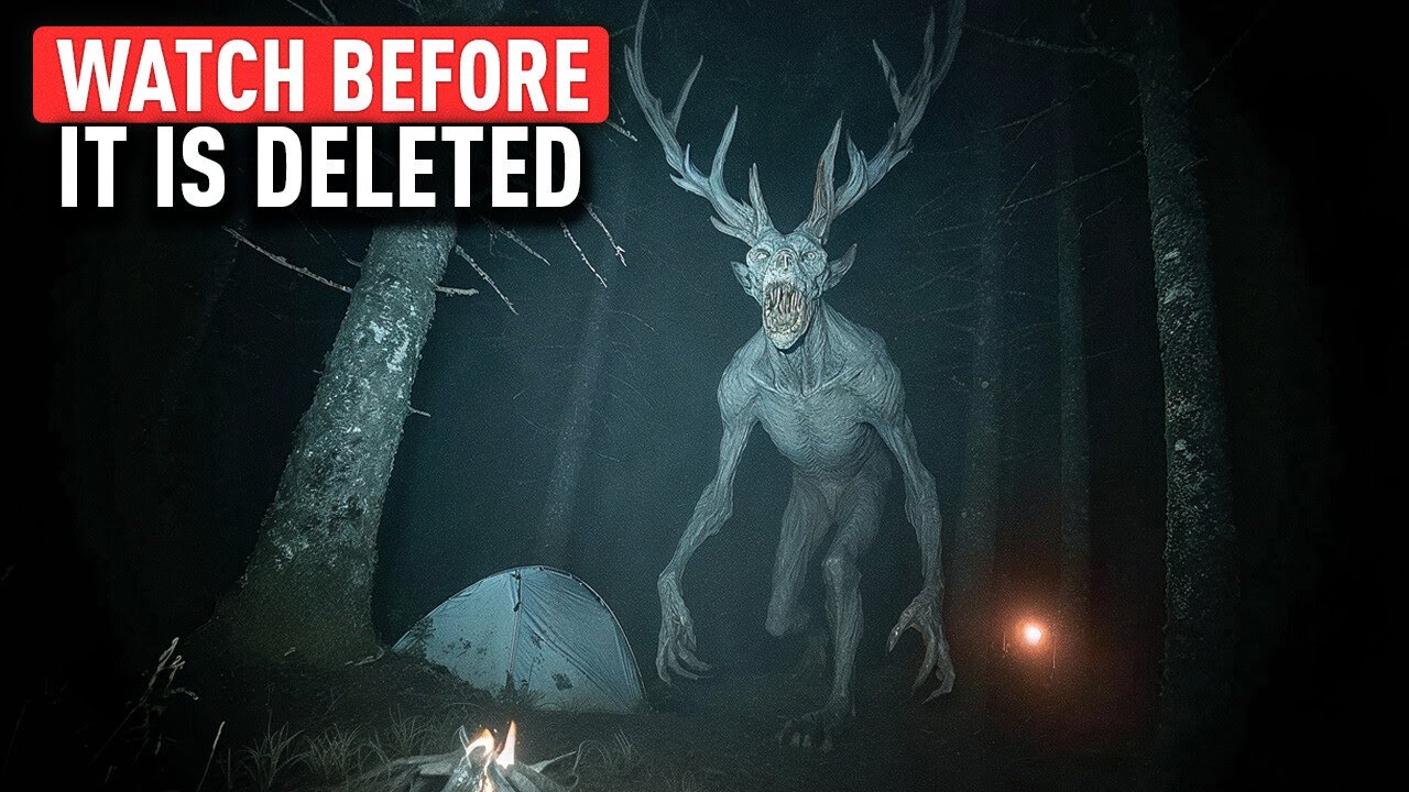 Cryptid Footage LEAKED: Trail Cam Captures TERRIFYING Wendigo in ...