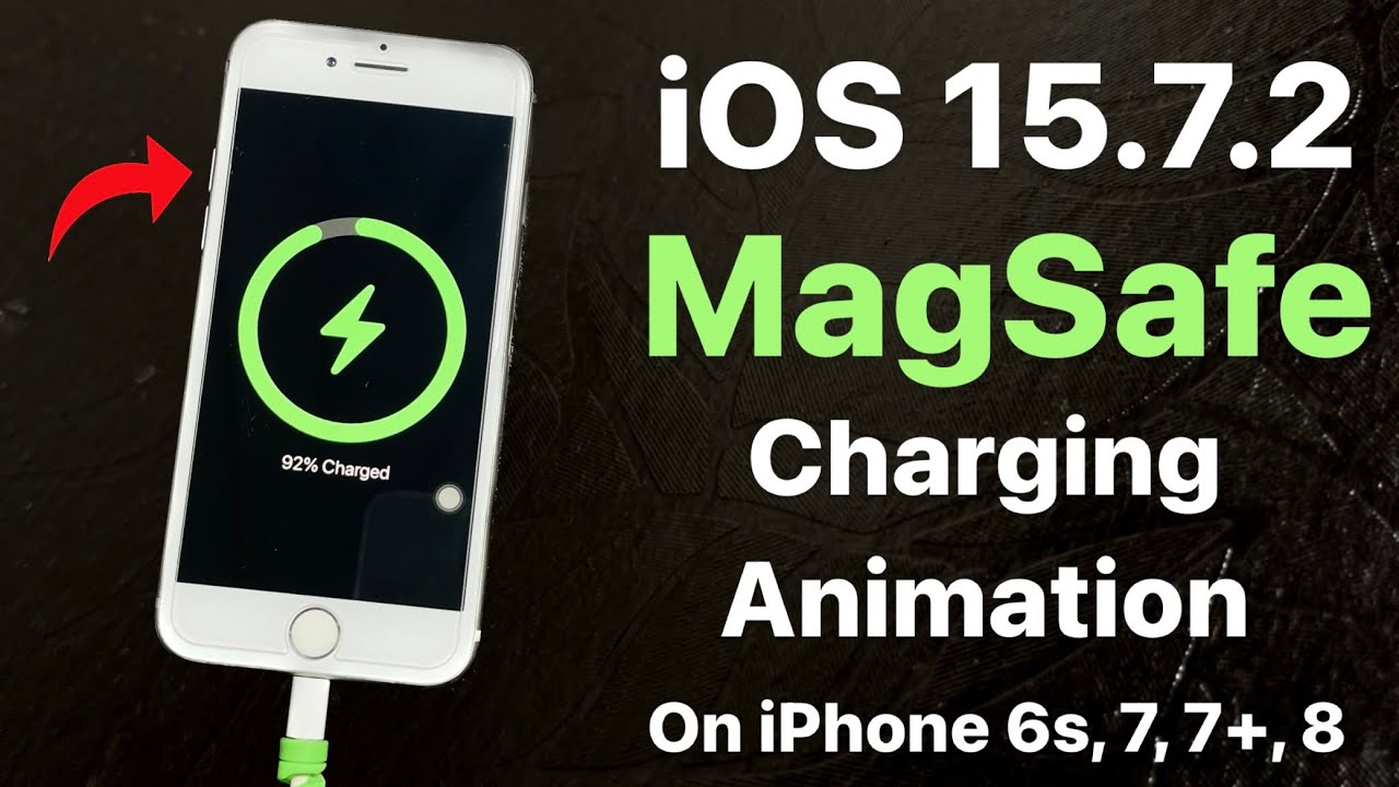 iOS 15.7.2 - New MagSafe Charging Animation for iPhone 6s, 7, 7+, 8 ...