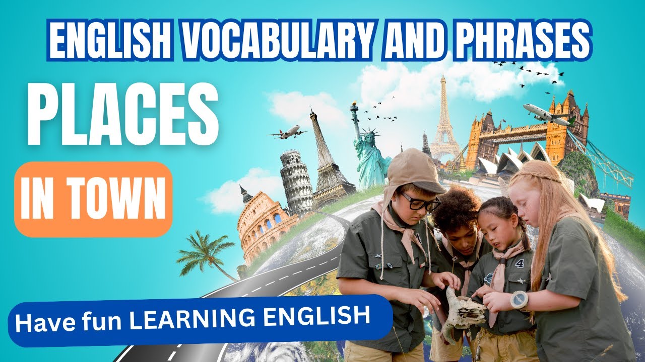 Places for Kids | Places in a Town Vocabulary - ENGLISH for KIDS - YouTube