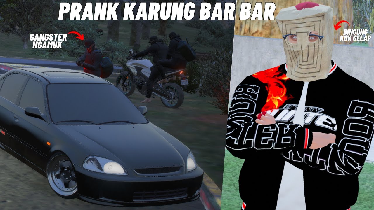 JARWO PRANK KARUNGIN GANGSTER DAN MAFIA SAMPAI DIKEJAR SATU KOTA - GTA ...