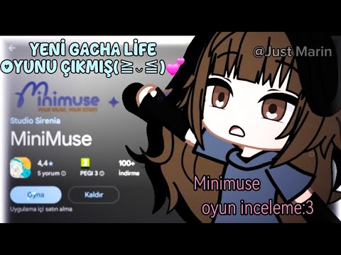 YENİ GACHA LİFE OYUNU:3|•MiniMuse oyun inceleme|•İyi seyirler dilerimm
