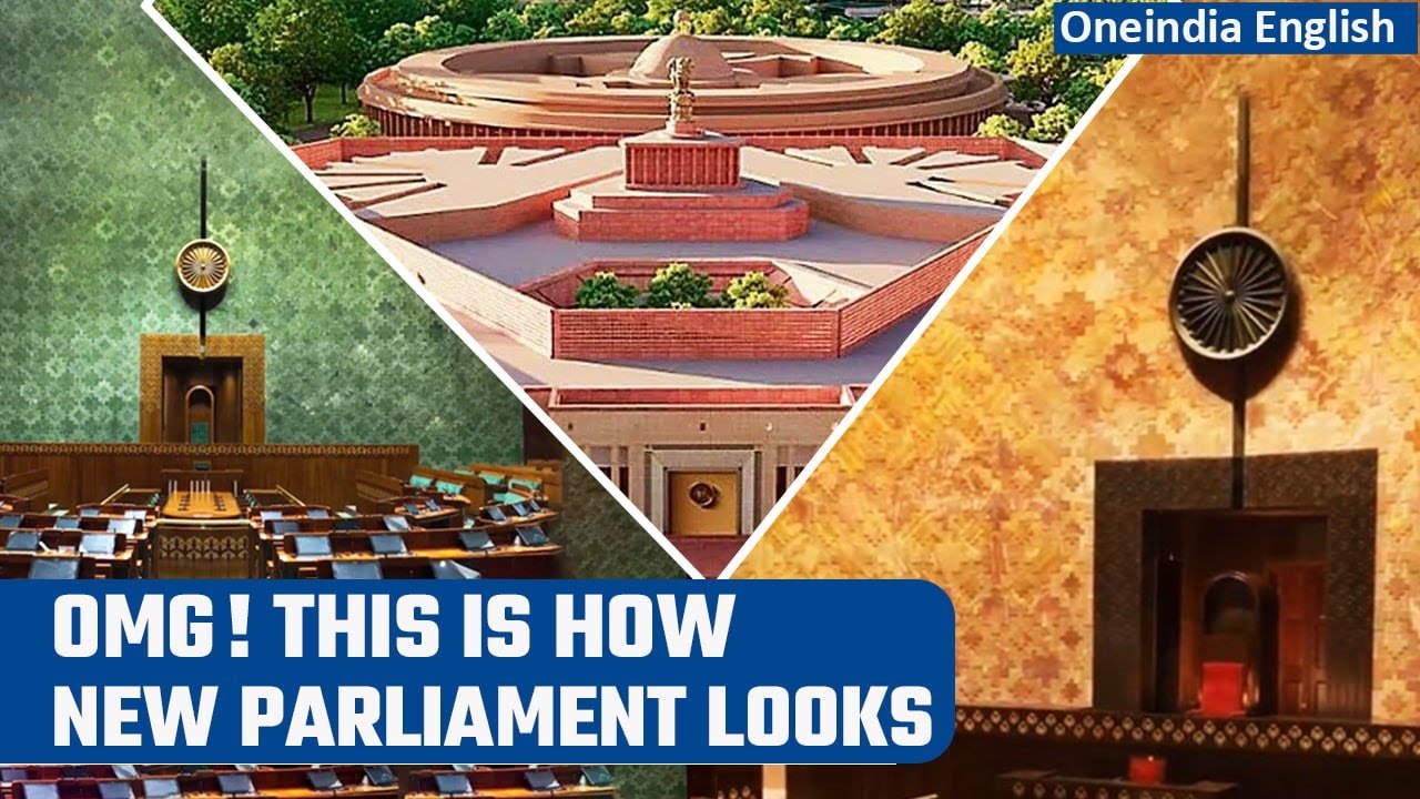 PM Modi shares the first glimpse of the new parliament building, Watch ...