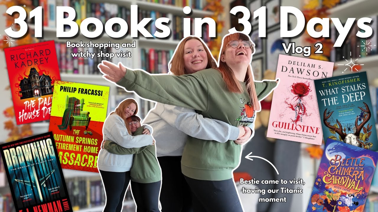 8 Books in 7 Days and a Visit from my Book Bestie 🧡 Weekly Vlog - YouTube