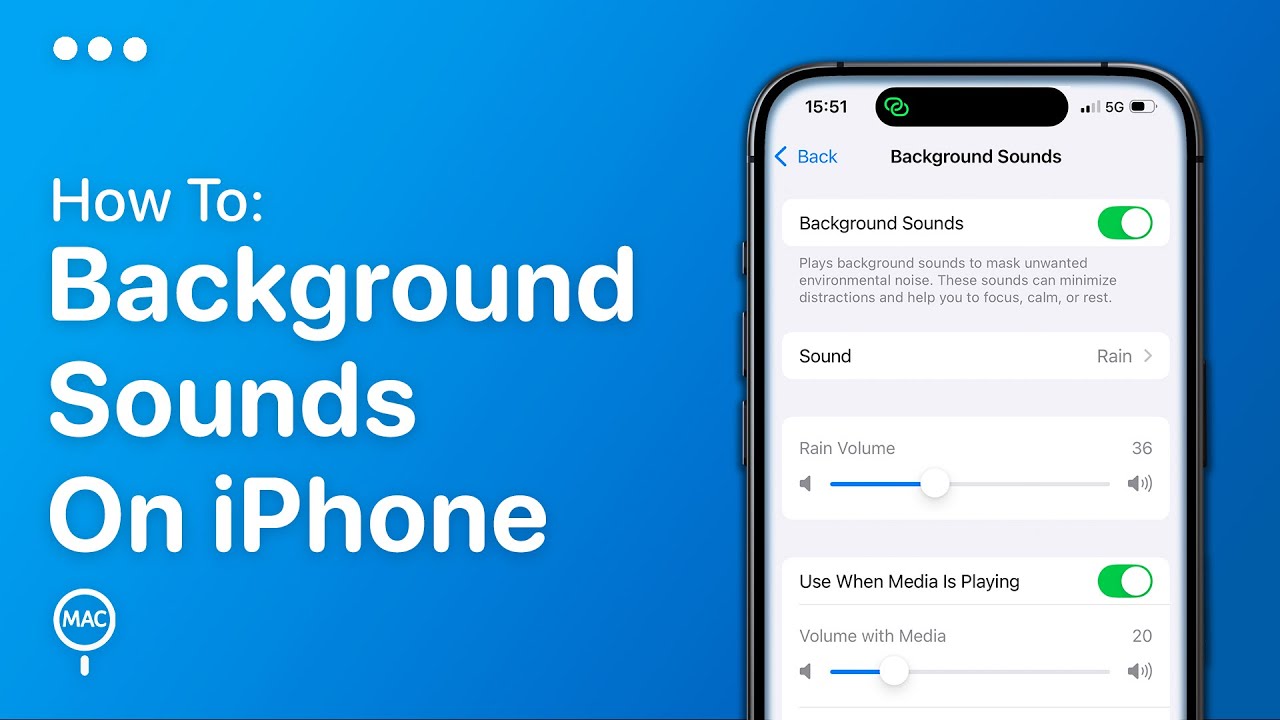 How To Enable Background Sounds On iPhone | Easy Guide - YouTube