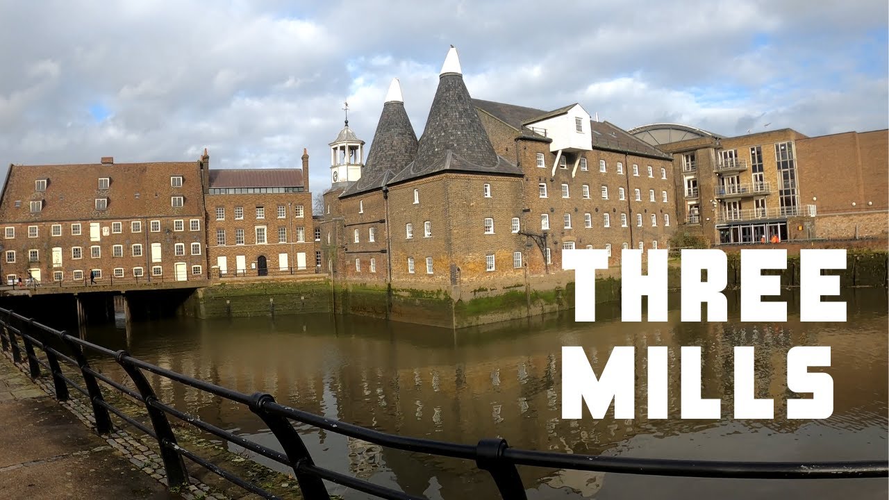 Three Mills and Bow Locks (London Walk 2021) #wanderwalks - YouTube