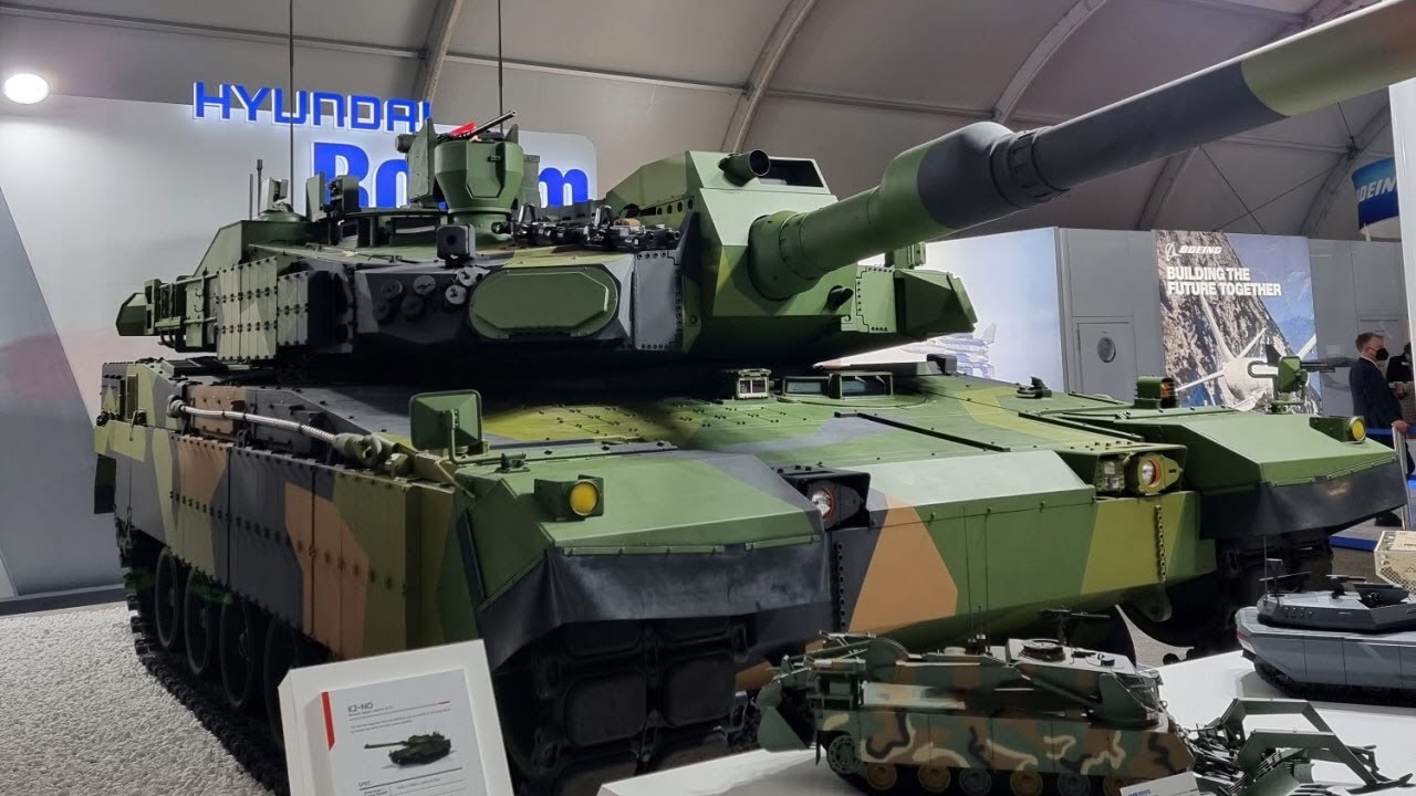 [BEMIL 현장취재] 서울 아덱스 2021에서 노르웨이 수출형 K2 전차 'K2NO' 첫 공개! 능동방어장치, RCWS 등이 ...