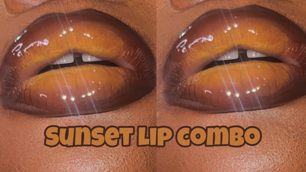 Sunset Lip Combo | Dark Skin Friendly 🌅 - YouTube