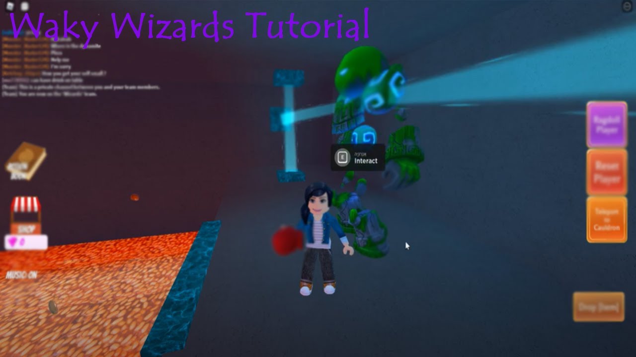 Roblox Wacky Wizards Tutorial: How to be Witch or Wizard! - YouTube