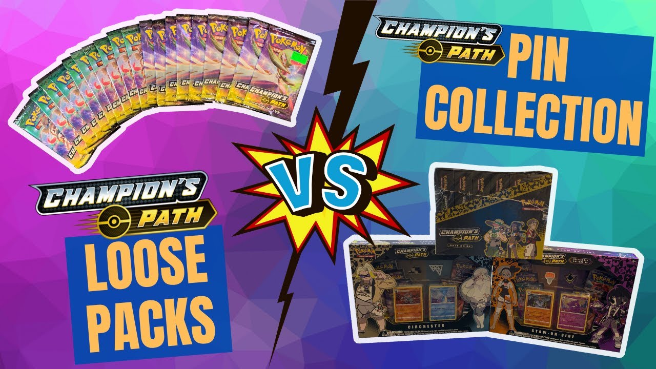 WHICH ONE HAS BETTER PULL RATE? Champions Path Opening - Loose packs VS ...
