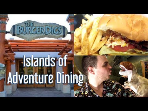 THE BURGER DIGS DINING, JURRASIC PARK, ISLANDS OF ADVENTURE: Quick Tour ...