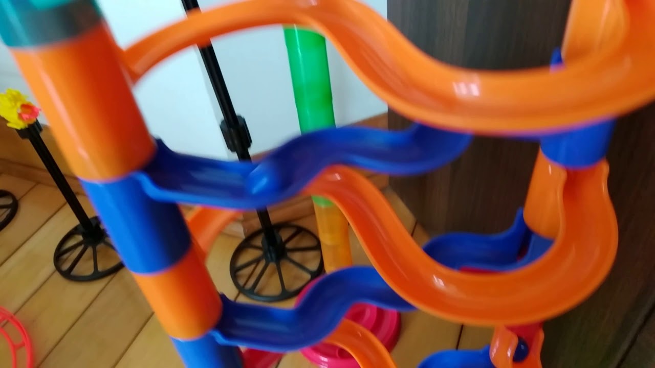 TALL Marble Run with DROPS! - YouTube