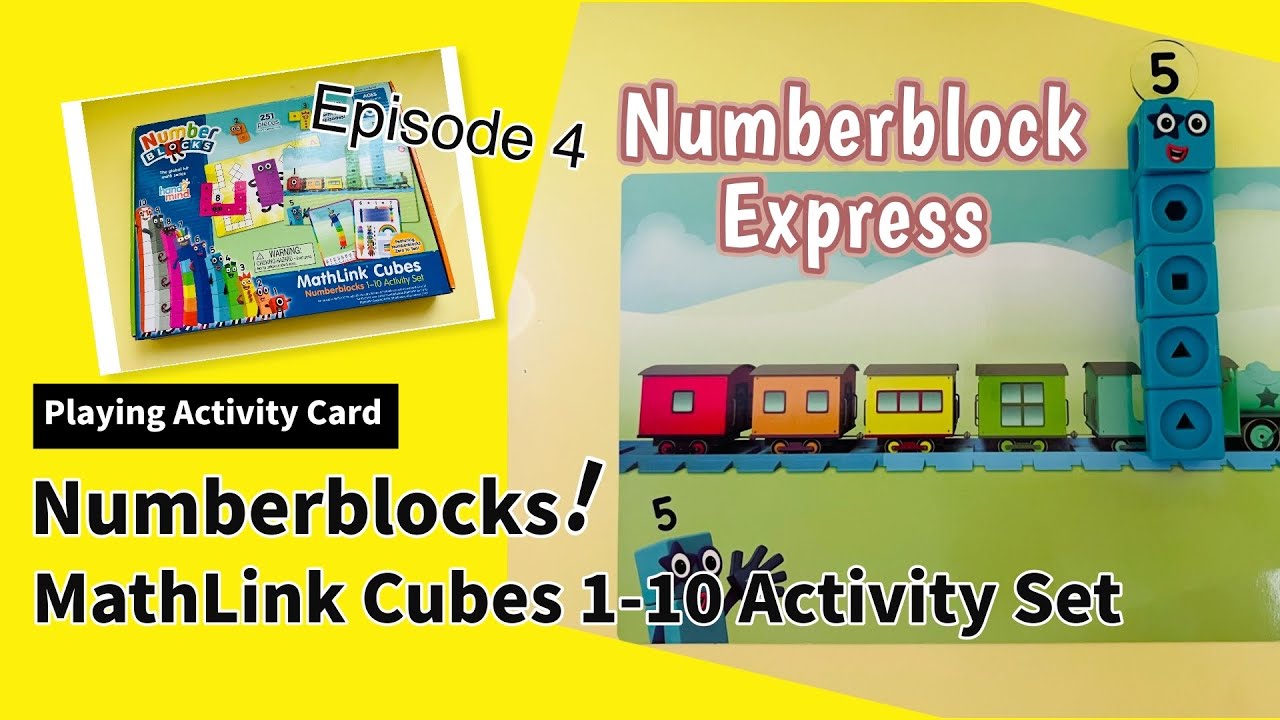 [ Episode 4 ] The Numberblock Express | 貓展 Play Numberblocks Activity ...