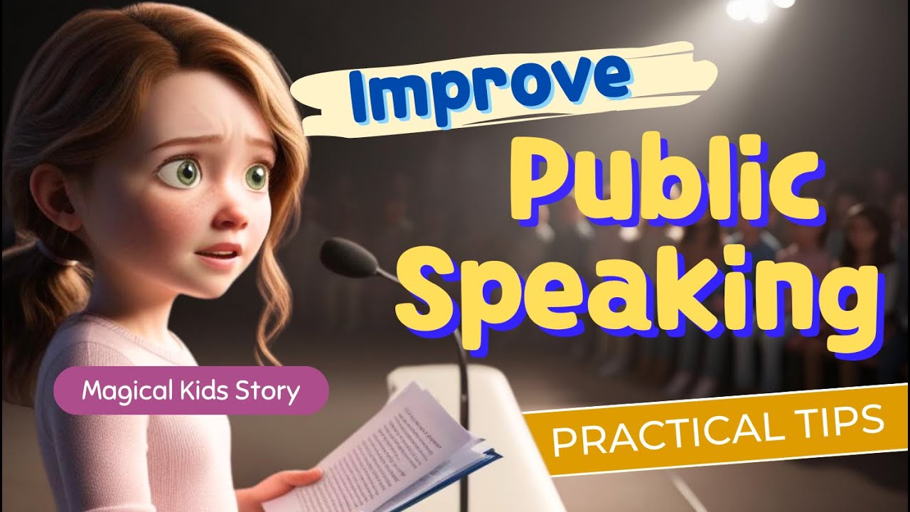 🎤Get better in Public Speaking | Kids story with Practical Tips ...