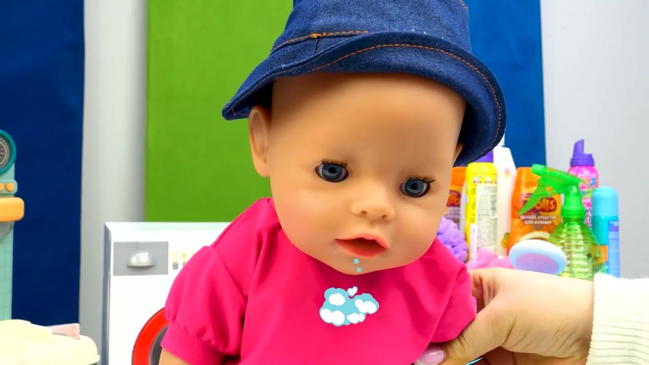 Pourquoi la poupée Baby Born est toute sale ? Comme maman avec poupées ...