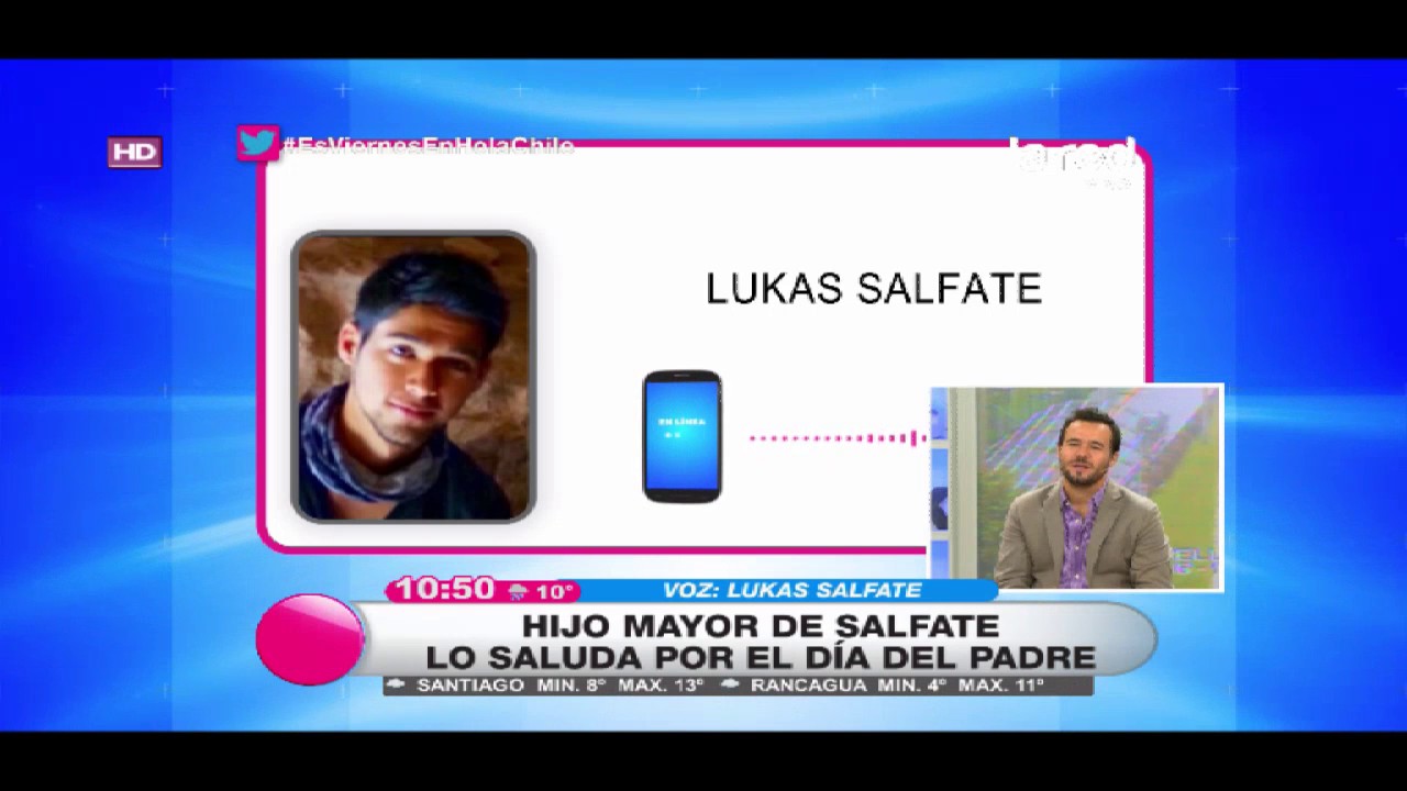 Juan Andrés Salfate es sorprendido: Su hijo le agradece todo su amor y ...