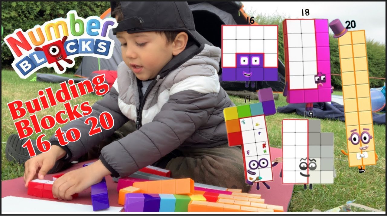 NUMBER BLOCKS TOY 16 TO 20 BUILDING BLOCKS SET | PLAYTIME - YouTube