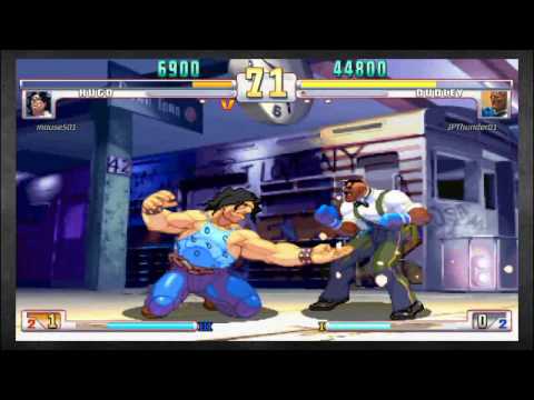 SF3 3rd Strike Online Edition - Hugo vs Dudley (JPThunder01) - YouTube