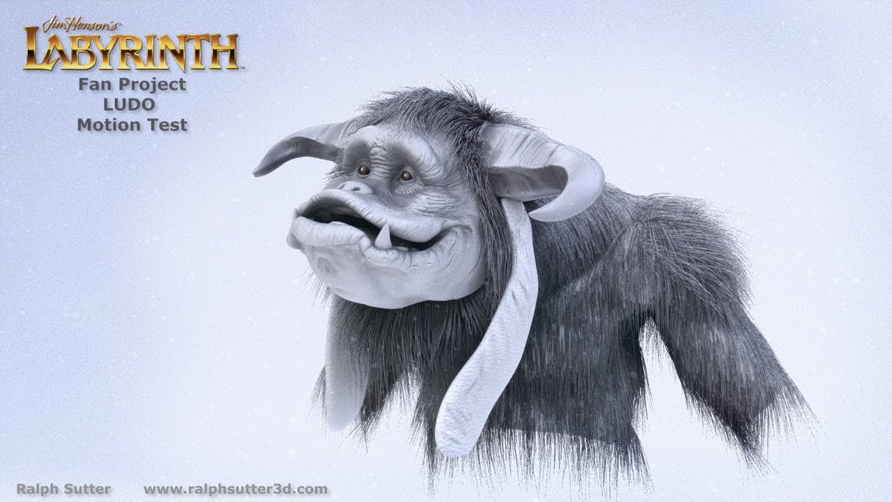 Ludo (from Labyrinth) - 3D Model Motion Test - YouTube