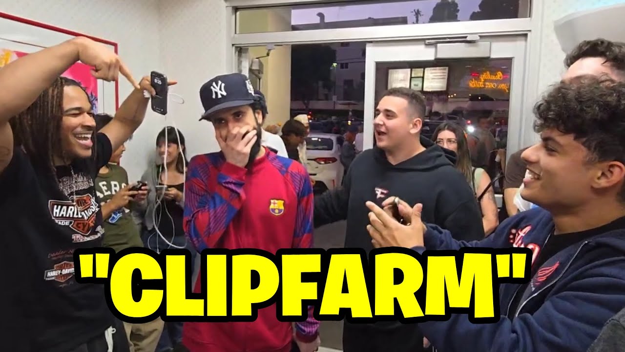 Faze Clan CLIP Farming in In-N-Out - YouTube