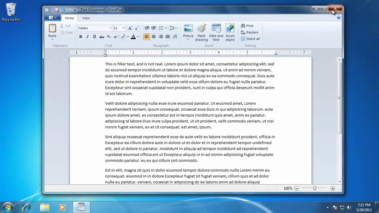 Learn Windows 7 - Opening and Saving Files - YouTube