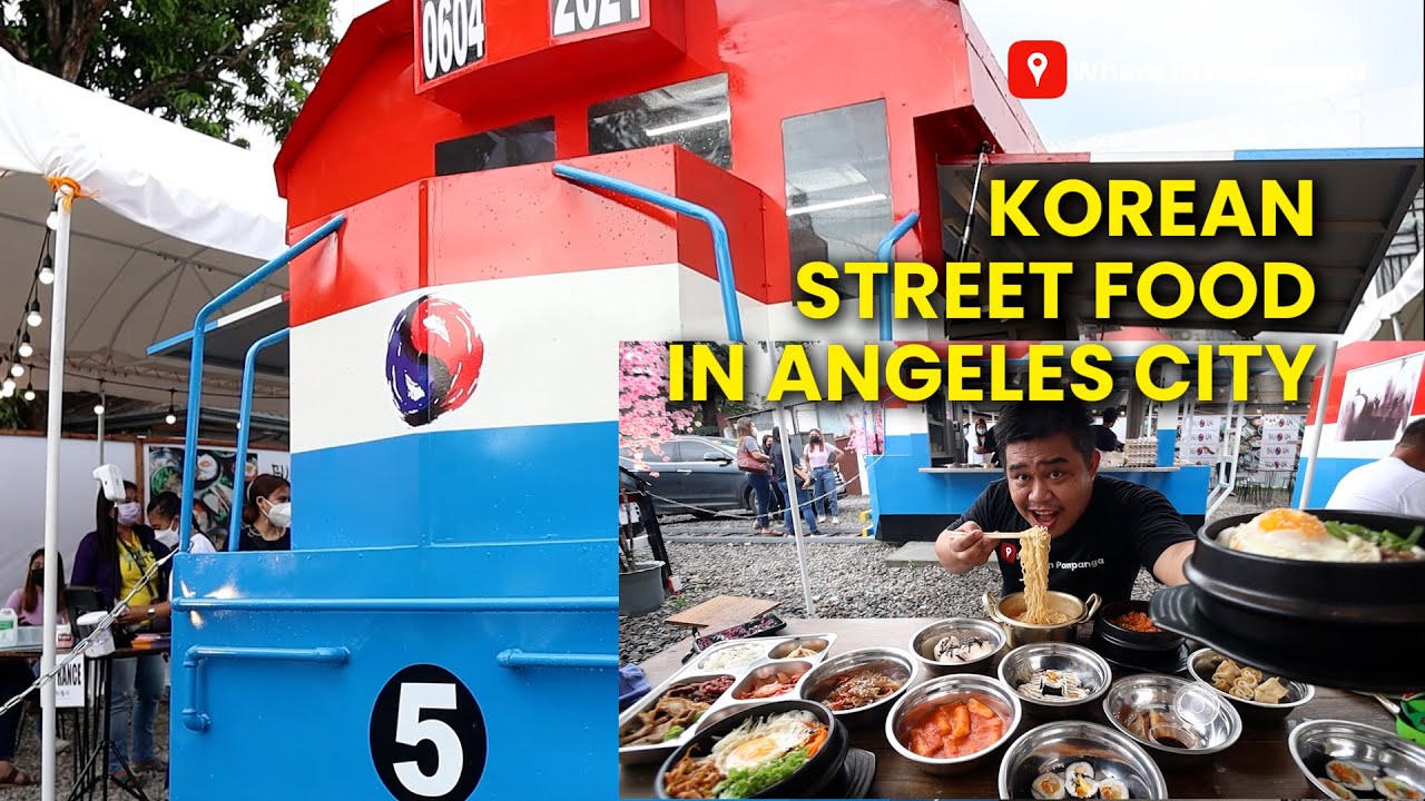 Korean street food in Angeles City - YouTube