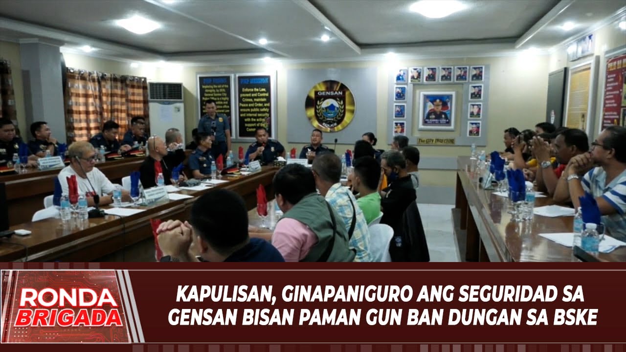 Kapulisan, ginapaniguro ang seguridad sa GenSan bisan paman gun ban ...