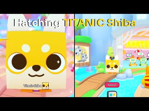 Hatching TITANIC Shiba | Pet Simulator 99 - YouTube