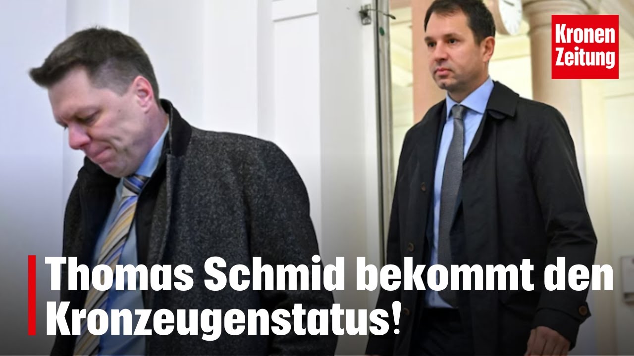 Thomas Schmid bekommt den Kronzeugenstatus! | krone.tv NEWS - YouTube