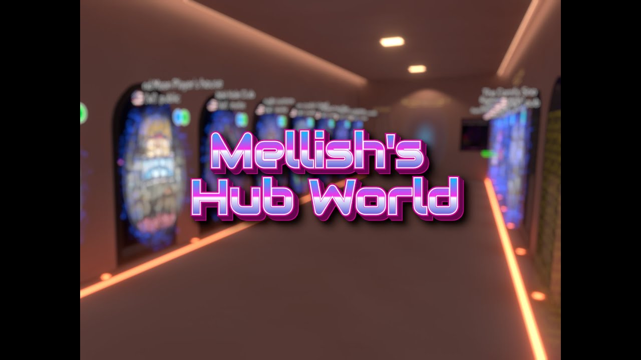 my VRC hub world - YouTube