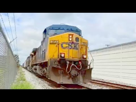 I got Csx 371 leading!( Csx 124 trailing!) 50 cars! 🇺🇸 - YouTube