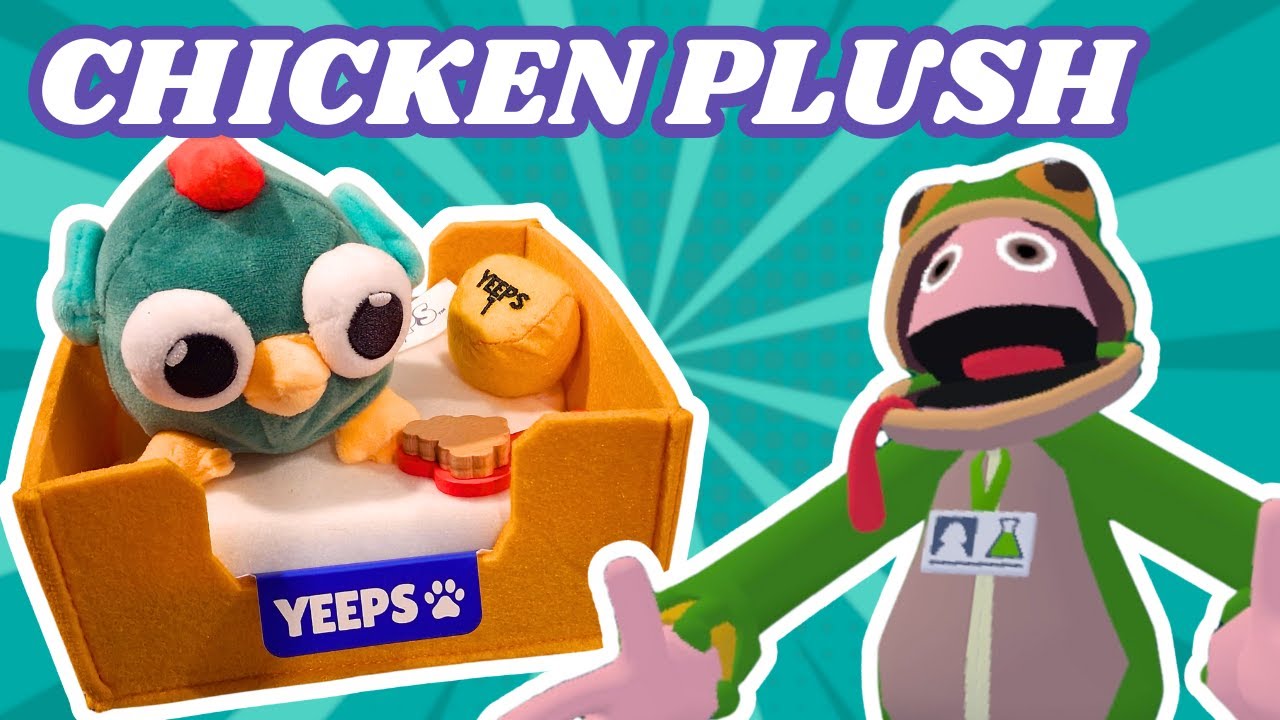 Yeeps Chicken Pet Plush Review! - YouTube